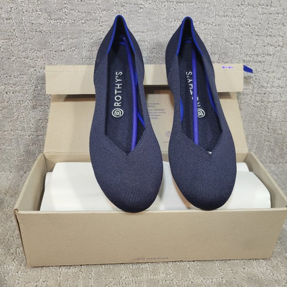Rothy's | Shoes | Rothys The Flat 0201 Womens Size Us 10 Maritime Navy ...
